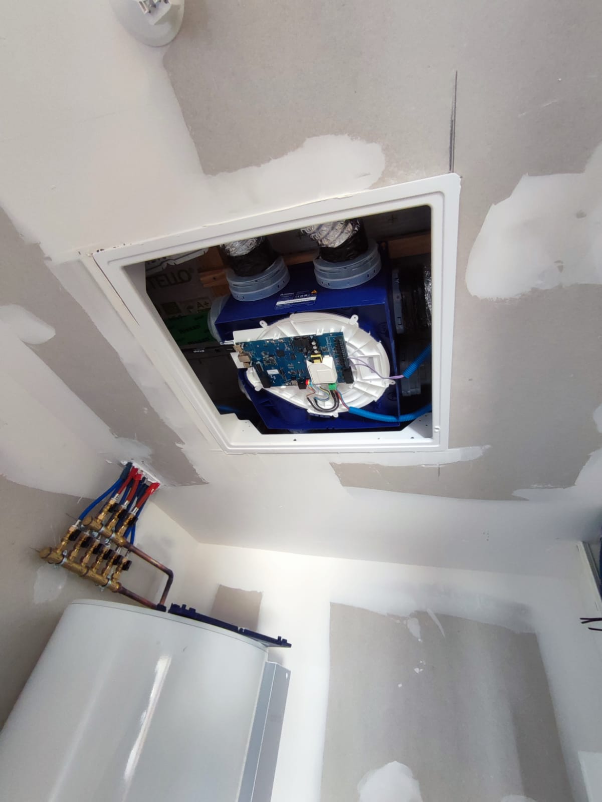Installation d'une VMC complète a Melrand - Thermoclim Morbihan